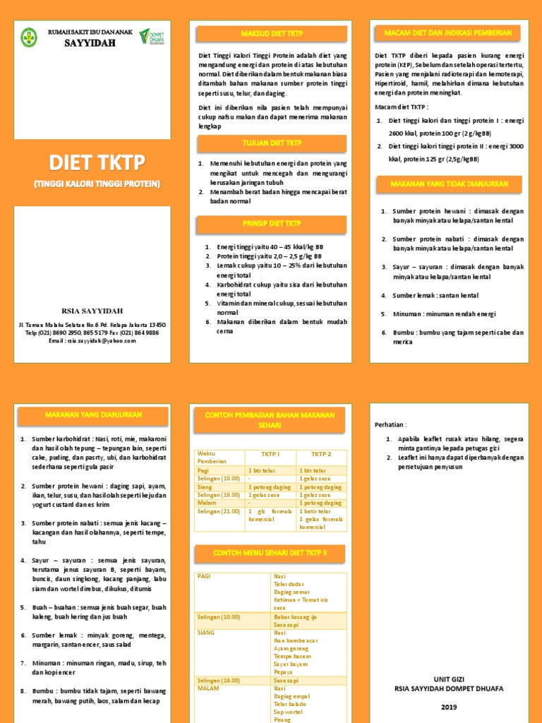 Diet TKTP | PDF