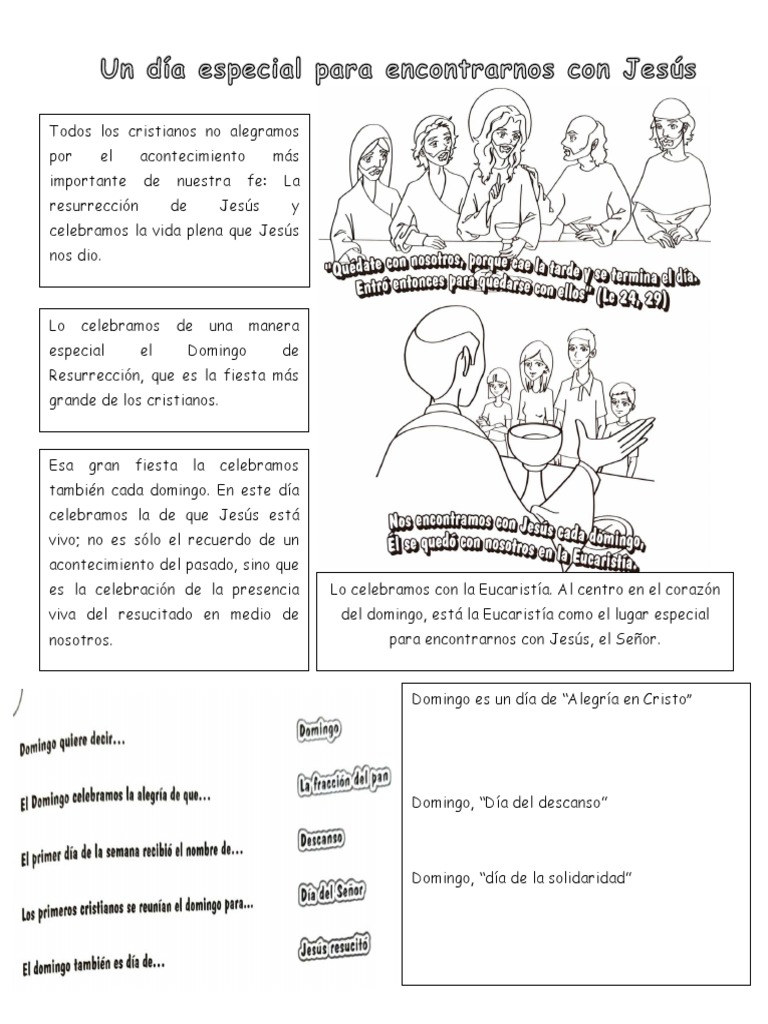 Un día especial para encontrarnos con Jesús | PDF Un día especial para encontrarnos con Jesús | PDF