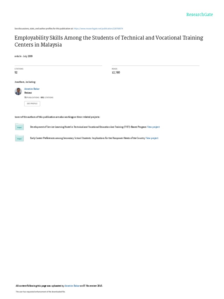 Employability Skills 3 | PDF | Human Capital | Employment