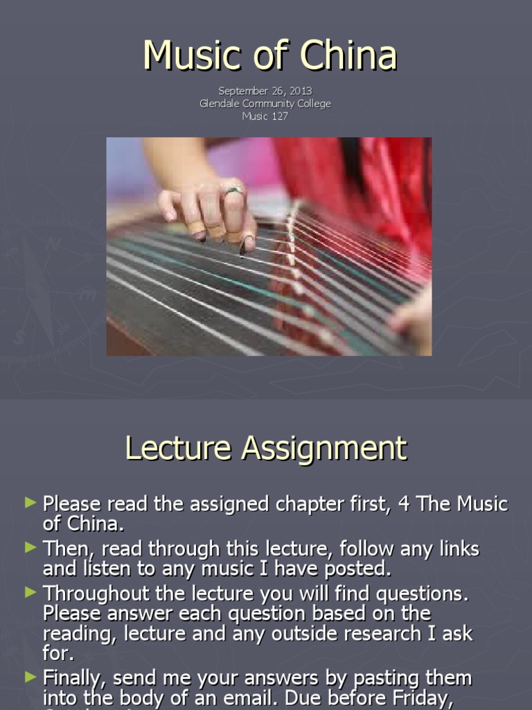 Music of China | PDF | China | World Politics