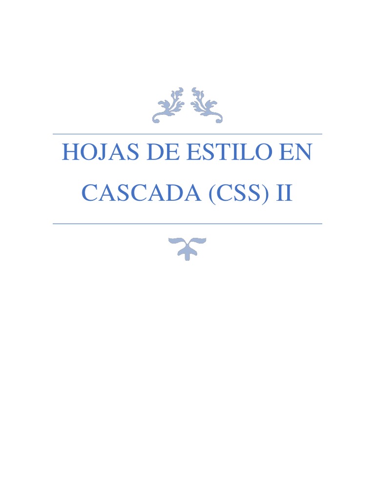 Josue #3 Hojas de Estilo en Cascada (CSS) II | PDF | Color | Desarrollo web