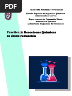 Experimento #7 - Reacciones Redox | PDF | Redox | Electrodo