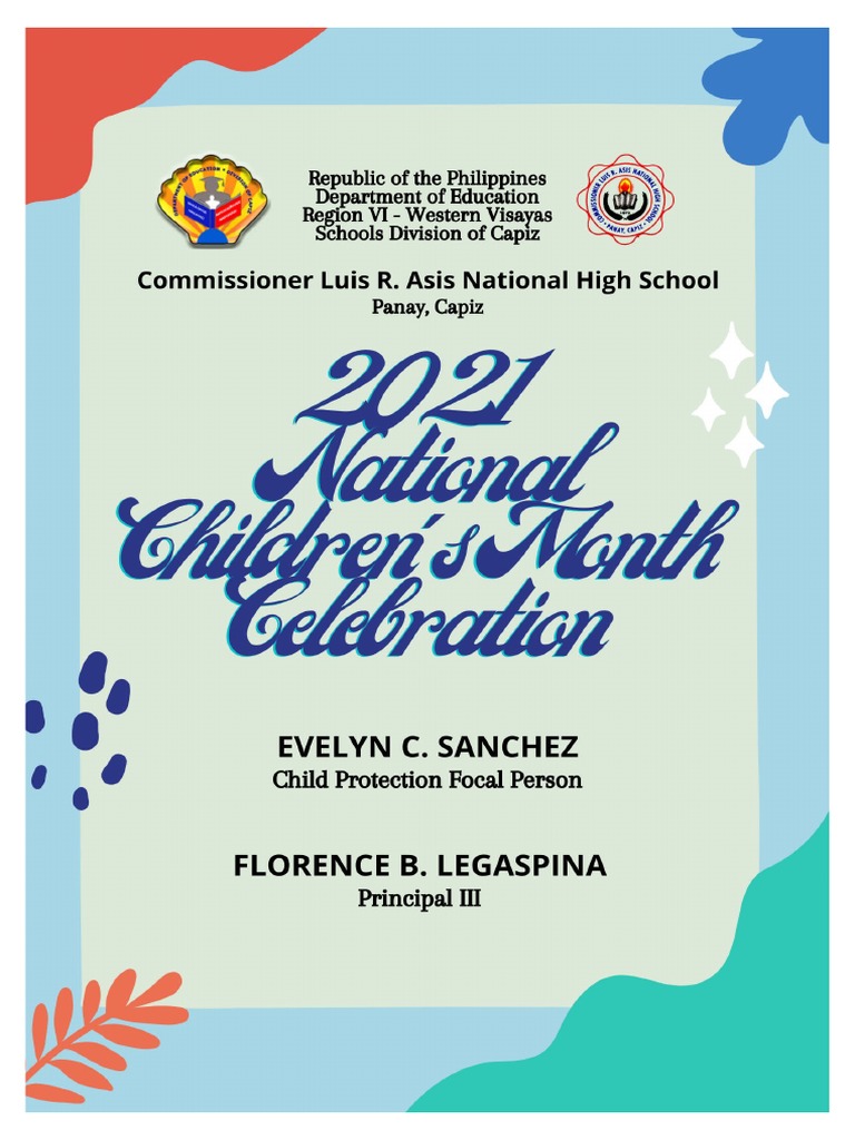 2021 National Children's Month Overview | PDF | Children's Rights ...