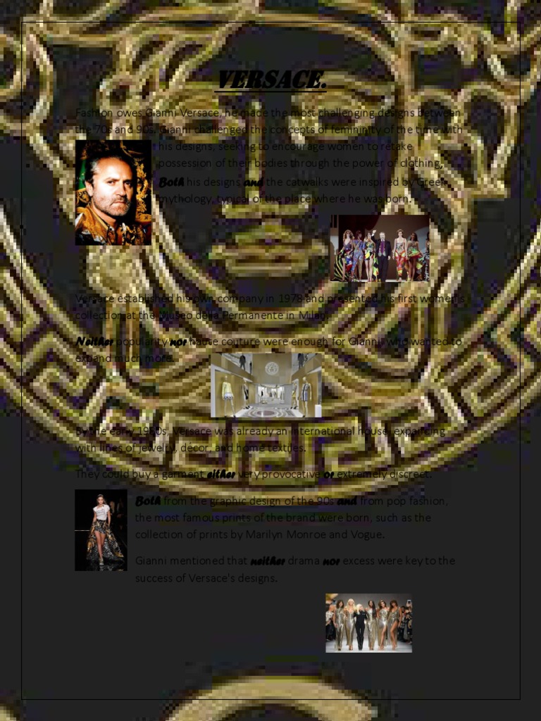 Versace | PDF | Fashion | Cooking