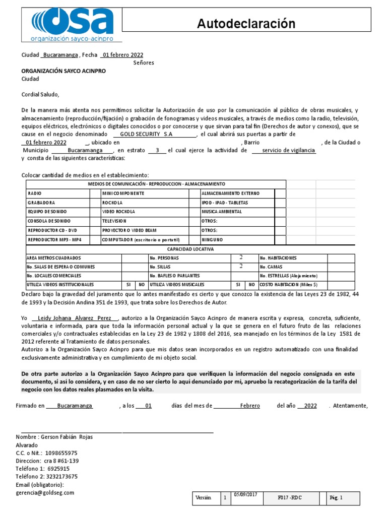 Sayco y Acinpro | PDF