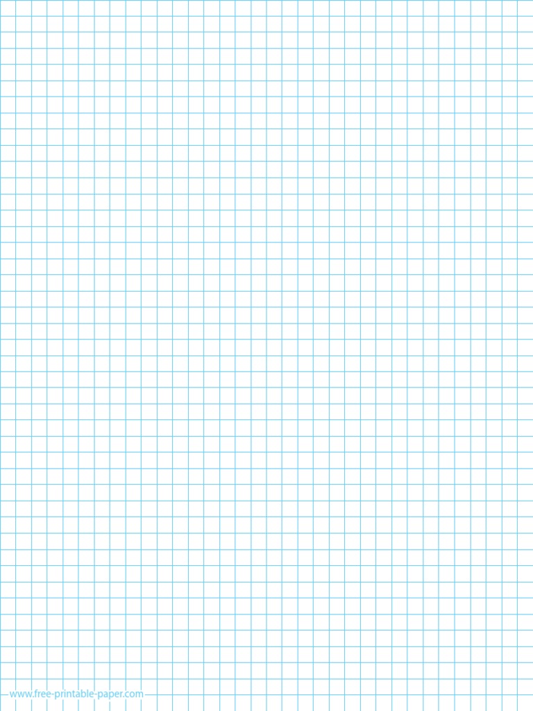 Graph Paper Printable 8.5x11 | PDF