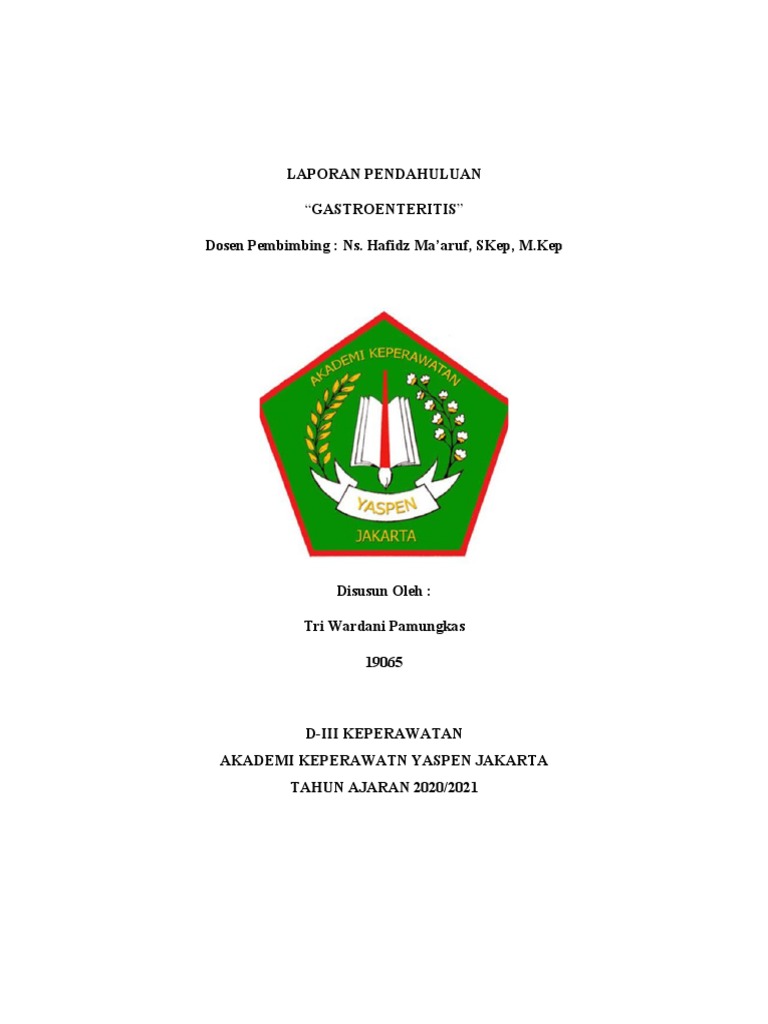 LP Gastroenteritis | PDF | Pengembangan Diri | Kesehatan Holistik