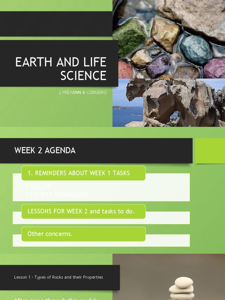 Earth and Life Science Week 2 | PDF