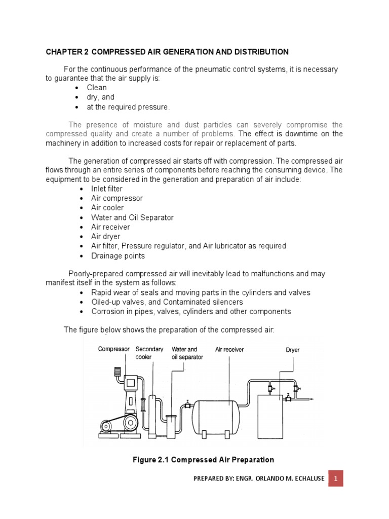 Chapter 2 - Compressed Air Preparation | PDF | Piston | Process Engineering