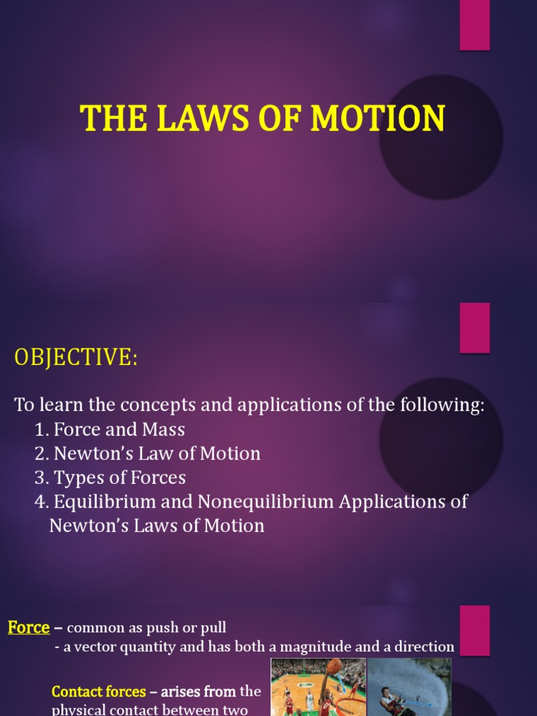 Laws of Motion | PDF | Force | Newton's Laws Of Motion