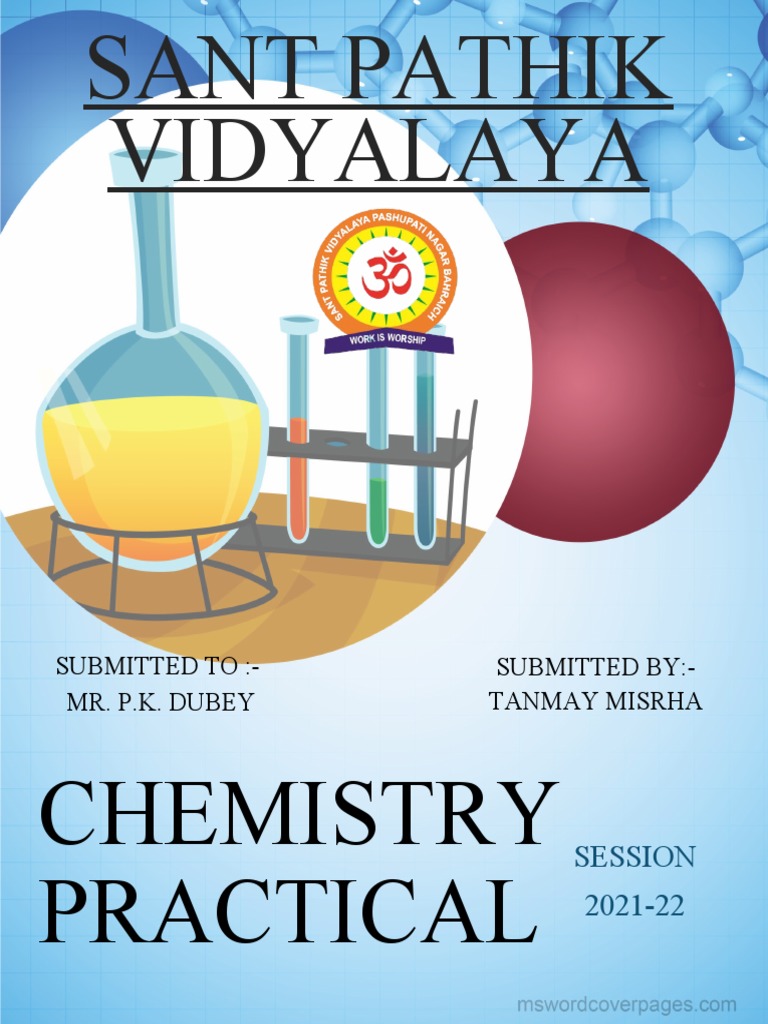 Chemistry-assignment-cover-page-3 | PDF