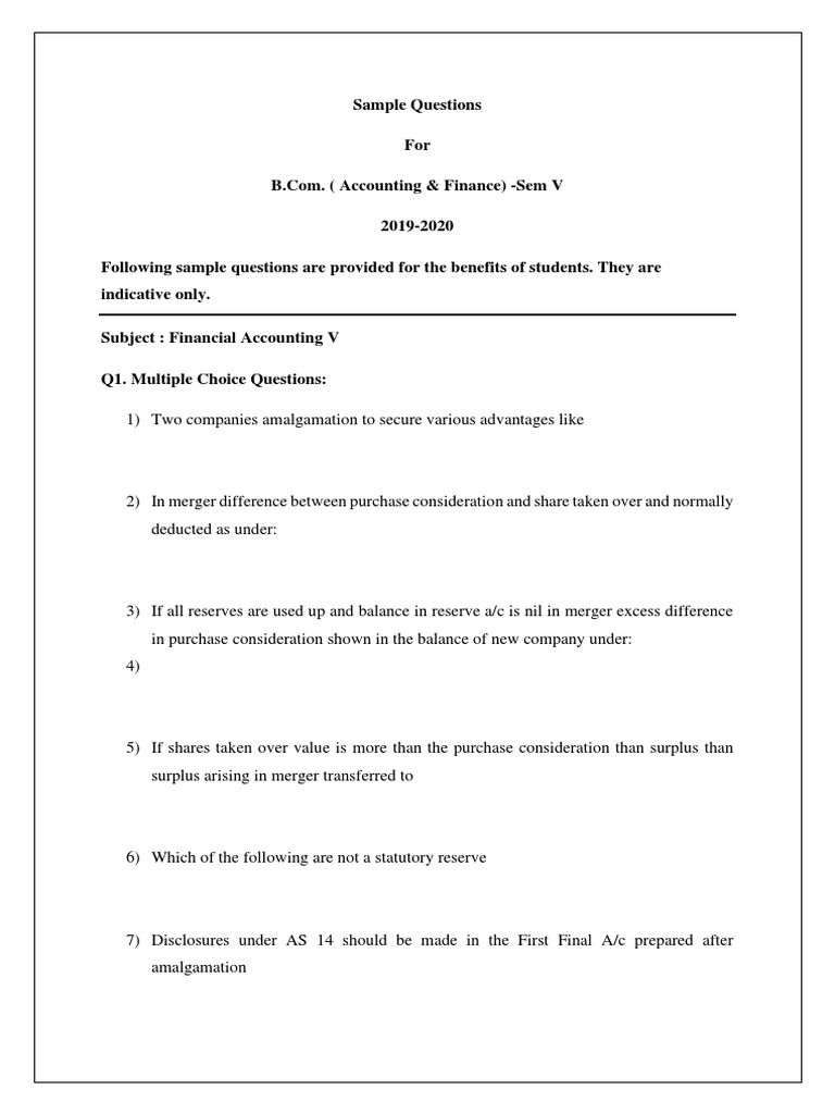 Sample Questions For 2019-2020 Following Sample Questions Are Provided ...