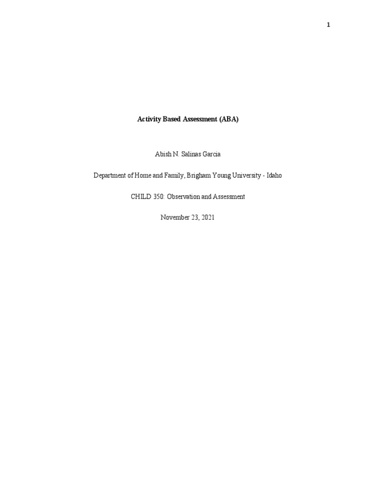 Preschool Shape Recognition Assessment | PDF | Behavior Modification ...