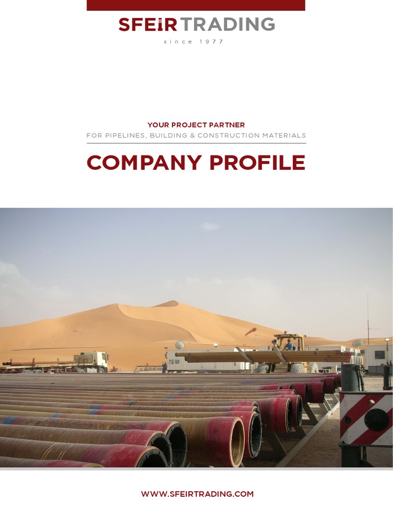 Construction and Trading Company Profile Sample | PDF | Fiberglass ...