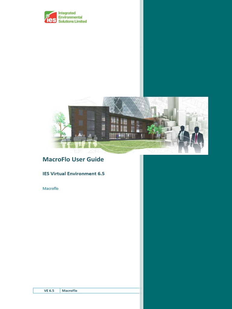 Macroflo User Guide: Ies Virtual Environment 6.5 | PDF | Window | Menu ...