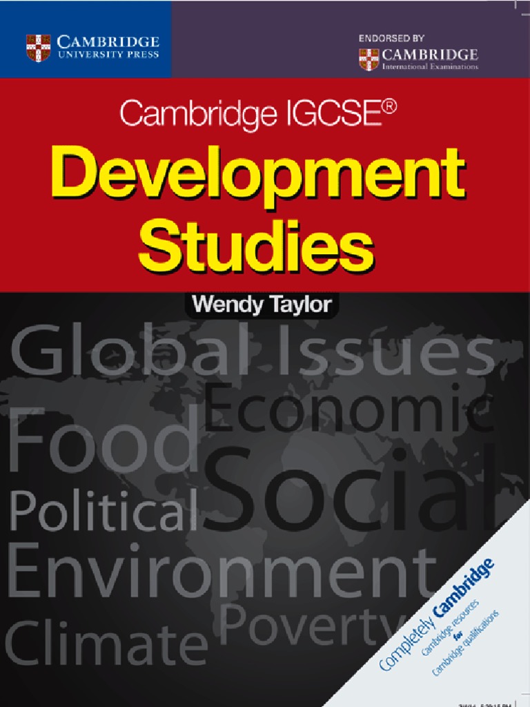 Cambridge IGCSE Development Studies - Public | PDF