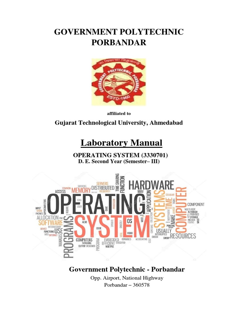Government Polytechnic Porbandar: Laboratory Manual | PDF | Scheduling ...