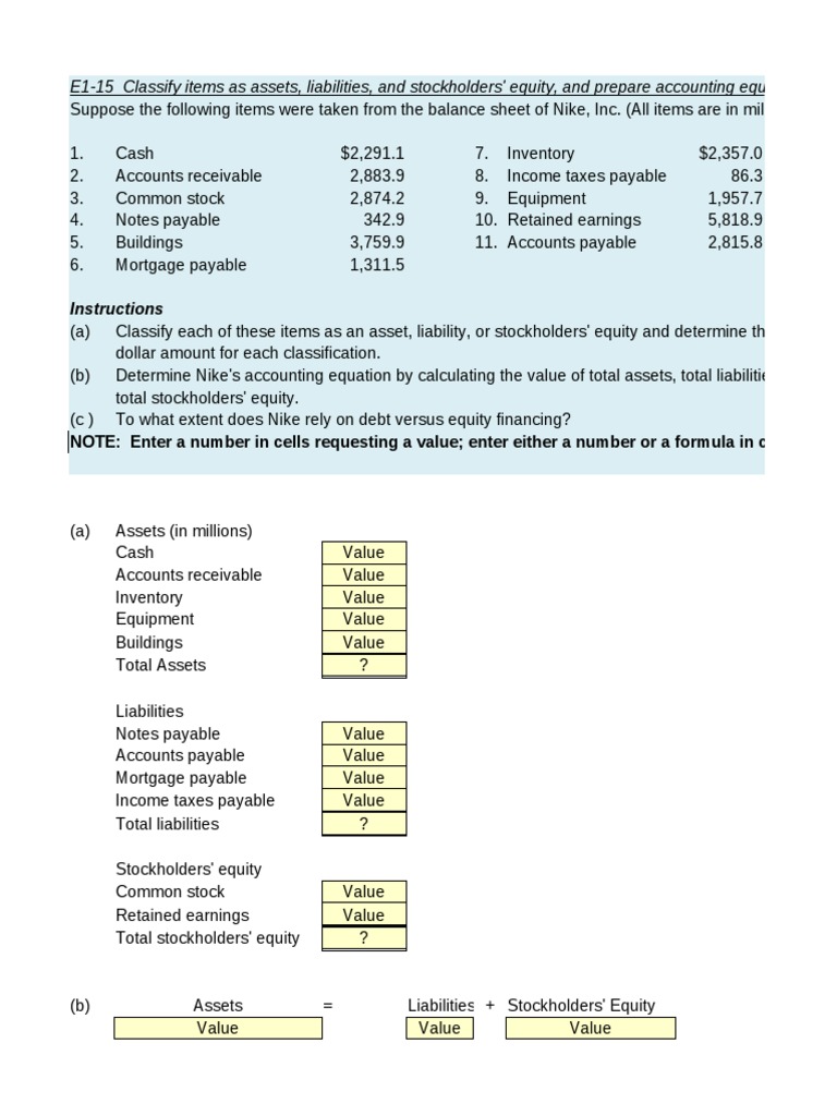 Lec1 Problems | PDF | Equity (Finance) | Retained Earnings