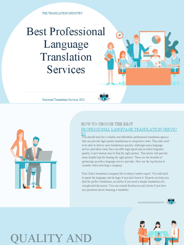 Professional Language Translation Services | PDF