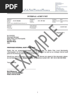 Sample Audit Program | PDF