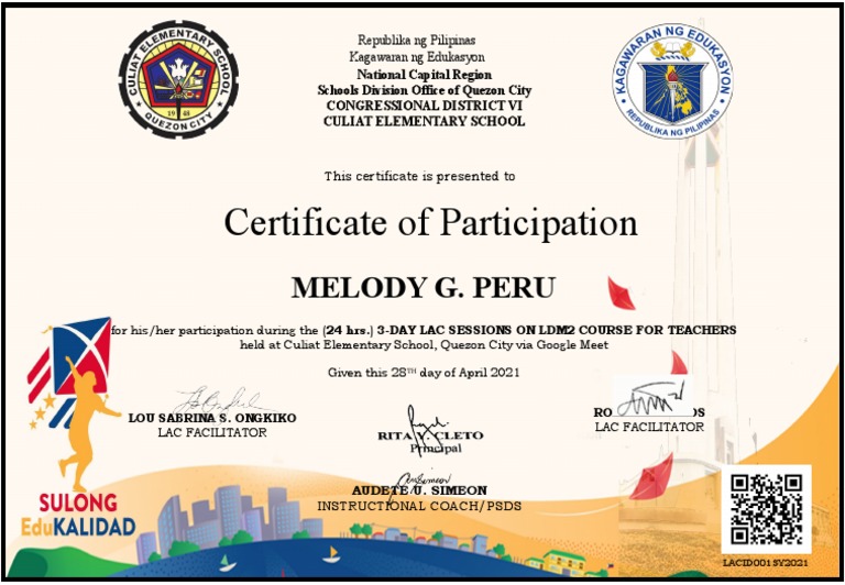 Lac Certificates | PDF