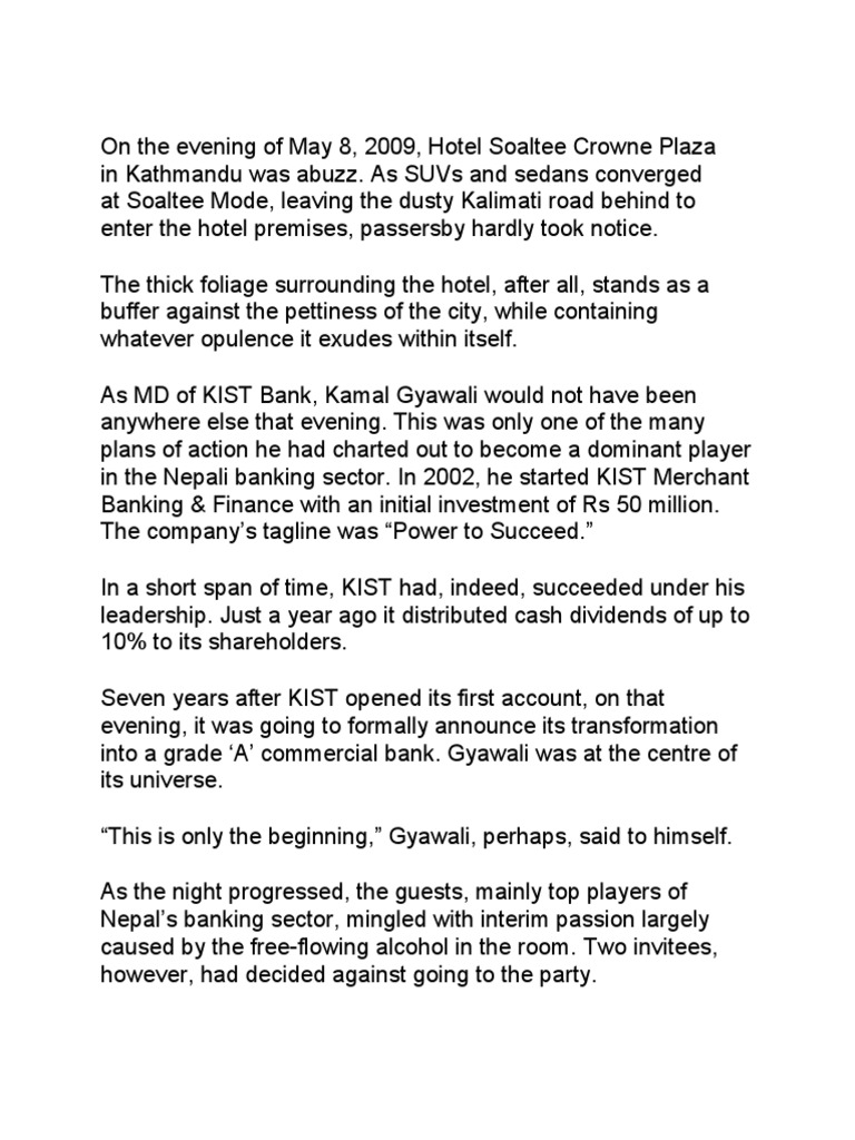 Why Kist Bank Fall | PDF | Banks | Recession