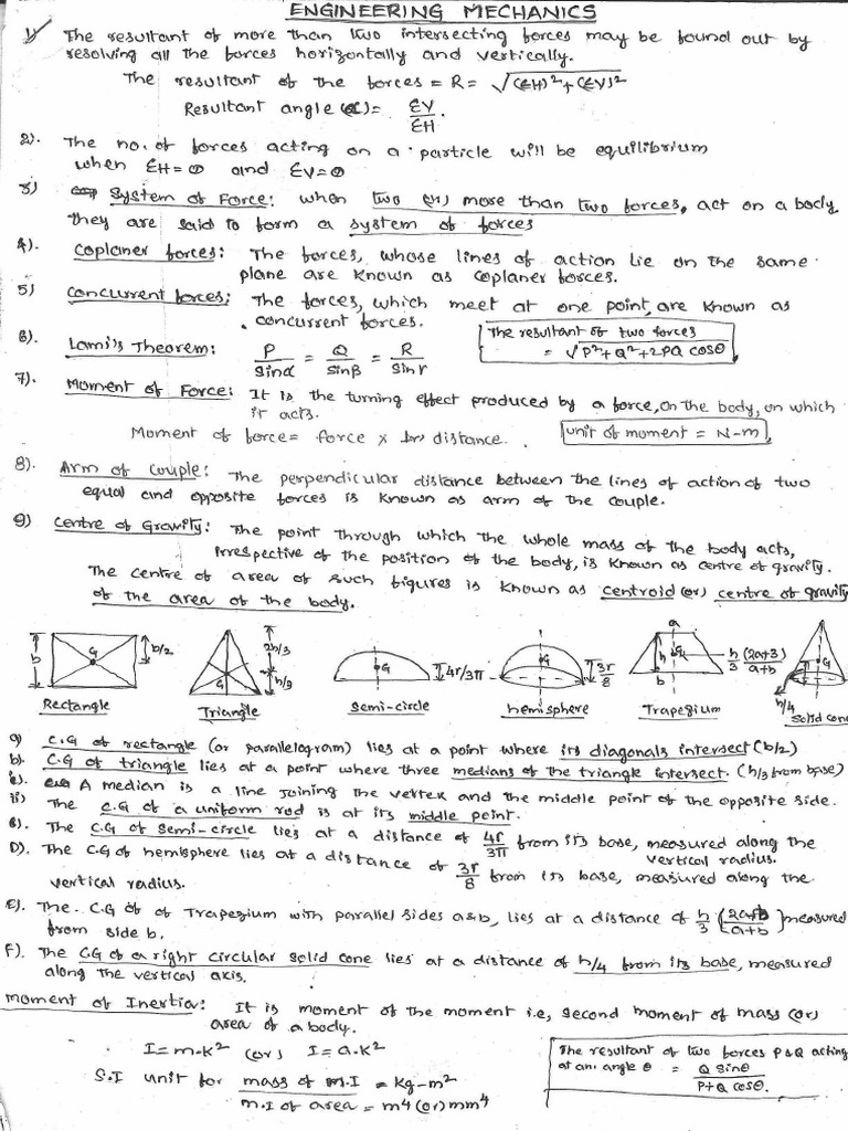 Engineering Mechanics | PDF