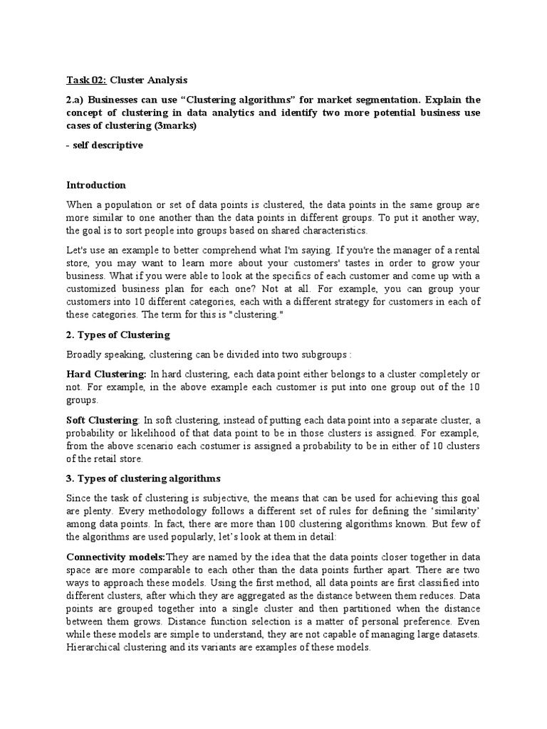 A Comprehensive Guide to Cluster Analysis Techniques and Their Business ...