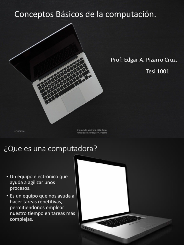Conceptos Básicos de Computación | PDF