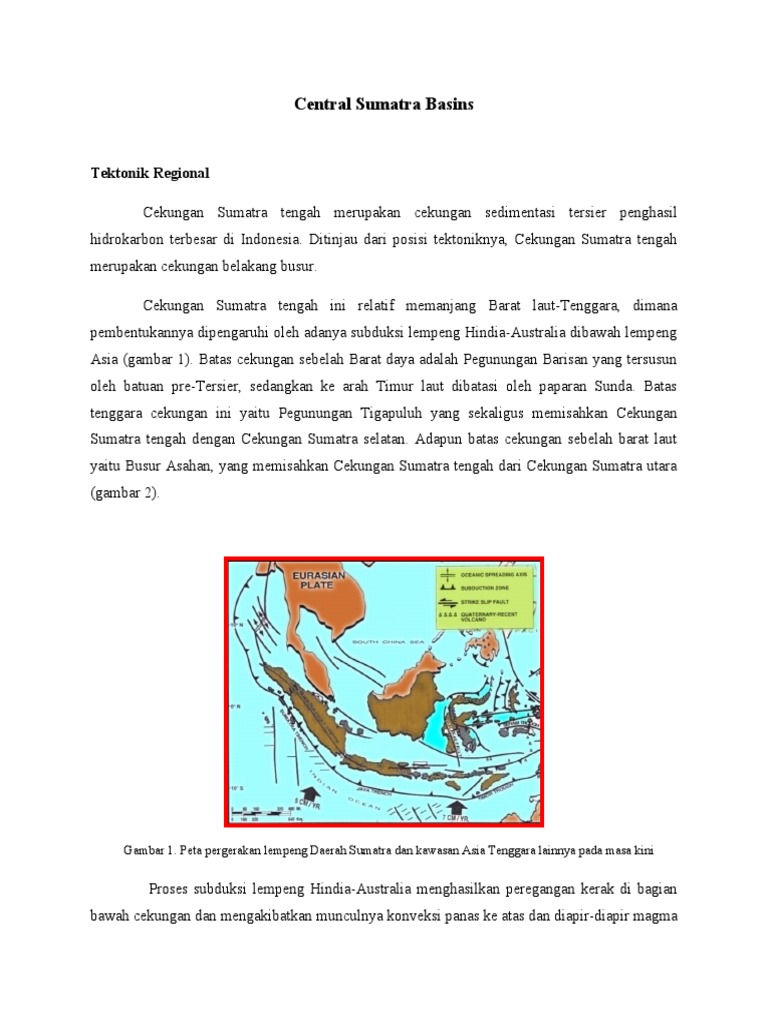 Cekungan Sumatra Tengah | PDF