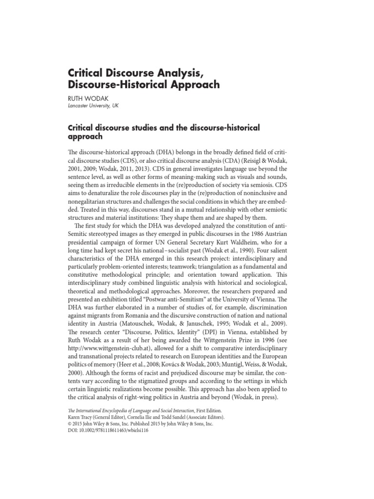 wodak-discourse-historical-approach-pdf-discourse-clause