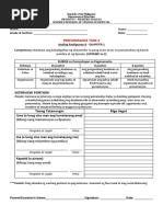 Rubric Sa Pagmamarka SAMPLE | PDF