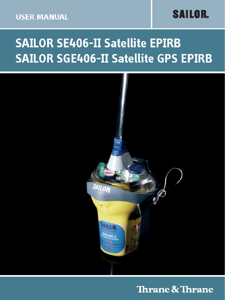 EPIRB 98-124003-B (SG (E) 406 II Operation Manual) | PDF ...