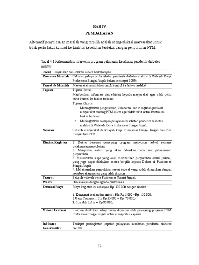 BAB IV Dan V Minipro | PDF