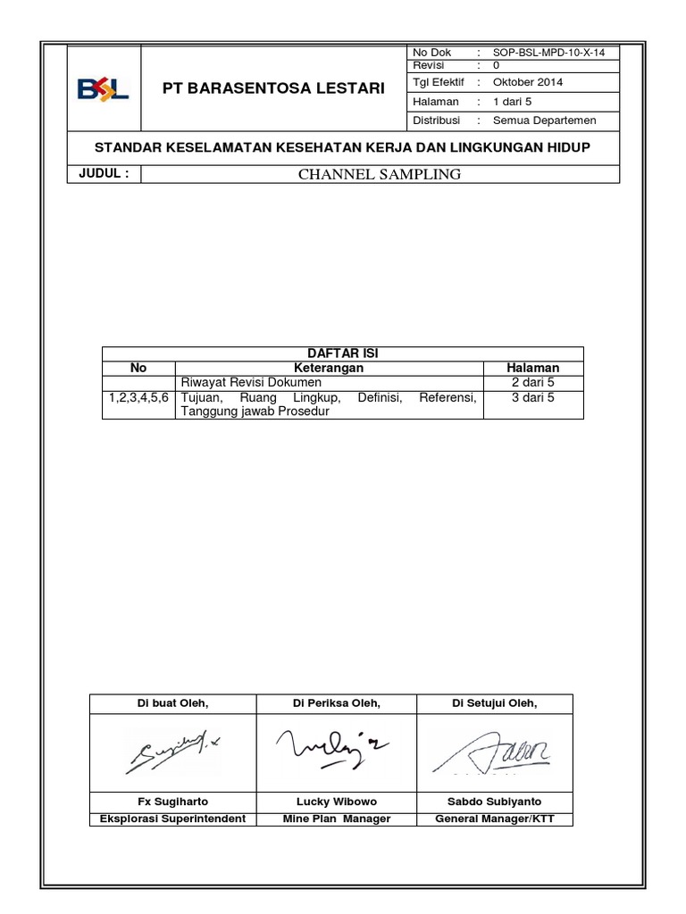 3.SOP - Channel Sampling | PDF