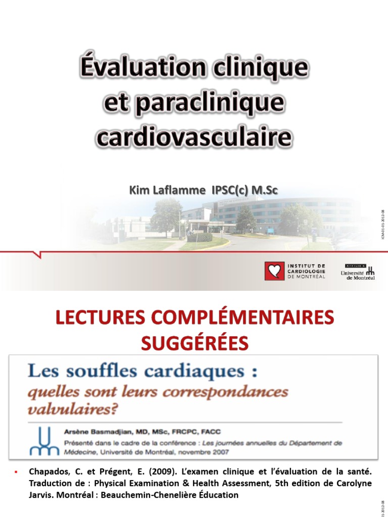 Évaluation clinique et paraclinique | PDF | Médecine clinique ...