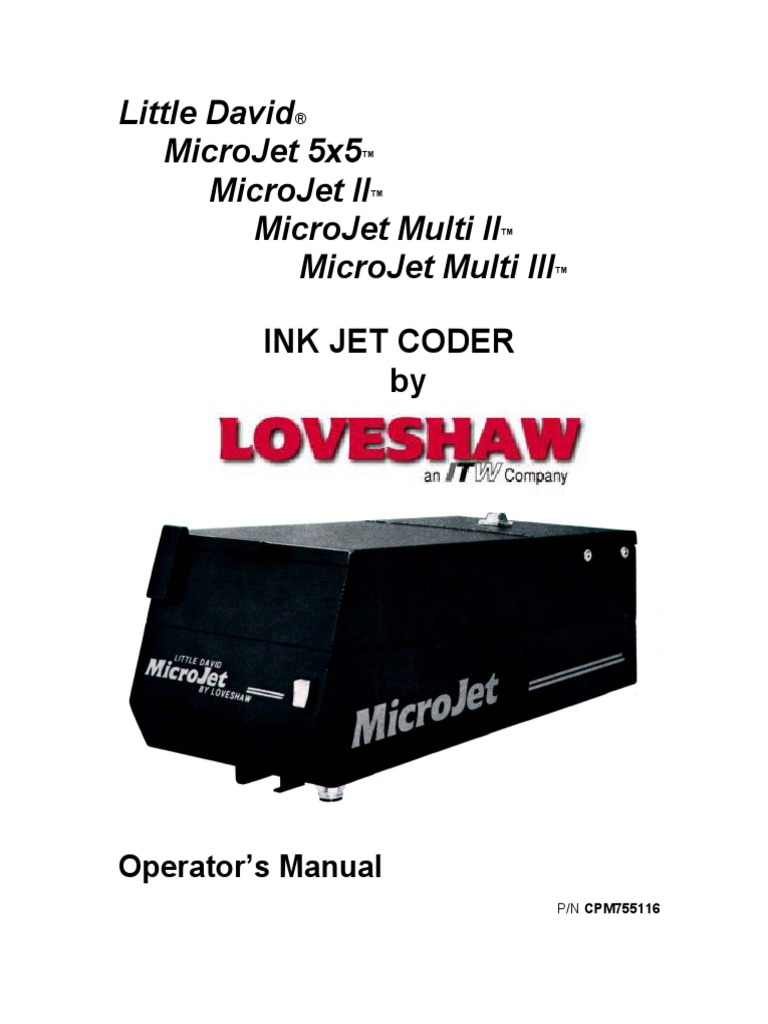 Classic Micro Jet Operators Manual | PDF | Computer Keyboard | Menu