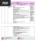 Detailed Lesson Plan in Physical Education Grade 6 | PDF | Physical ...