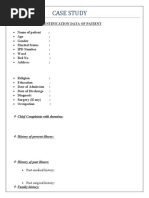 Case Presentation Format 1 | PDF | Medical Diagnosis | Nursing