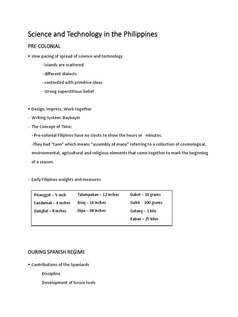 Science and Technology in The Philippines: Pre-Colonial | PDF | Experiment