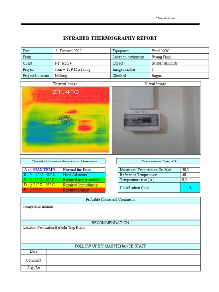 Infrared Thermography Report 2022 | PDF | Thermography | Infrared