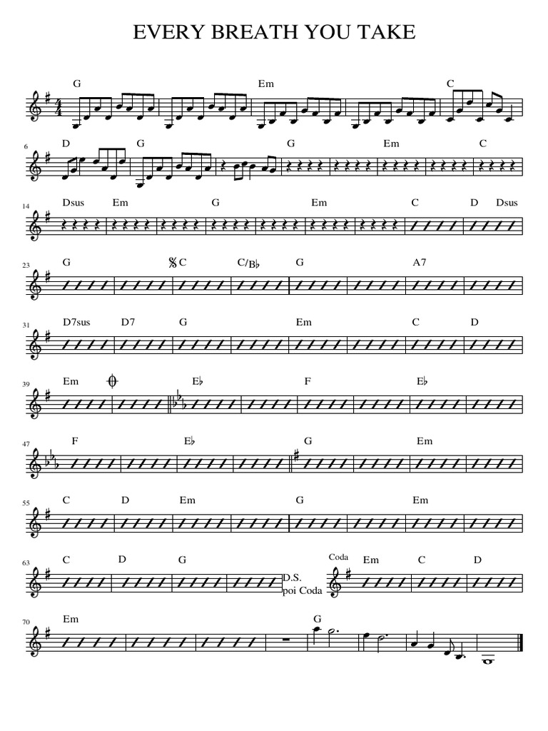 Every Breathe You Take | PDF