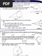 PYQ'S of Circles - Class X | PDF | Circle | Geometric Objects