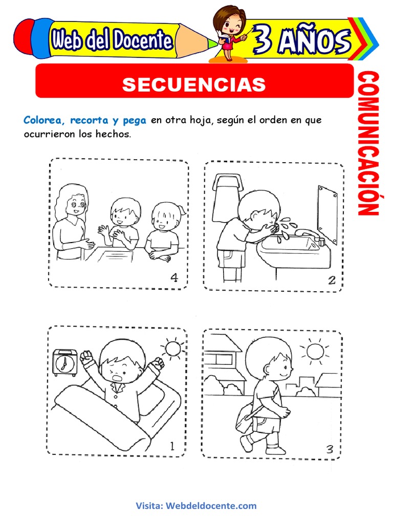 Secuencias para Niños de 3 Años | PDF