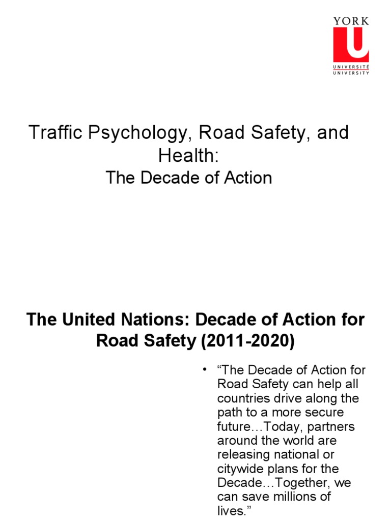 Traffic Psychology and Road Safety Insights | PDF | Psychology ...