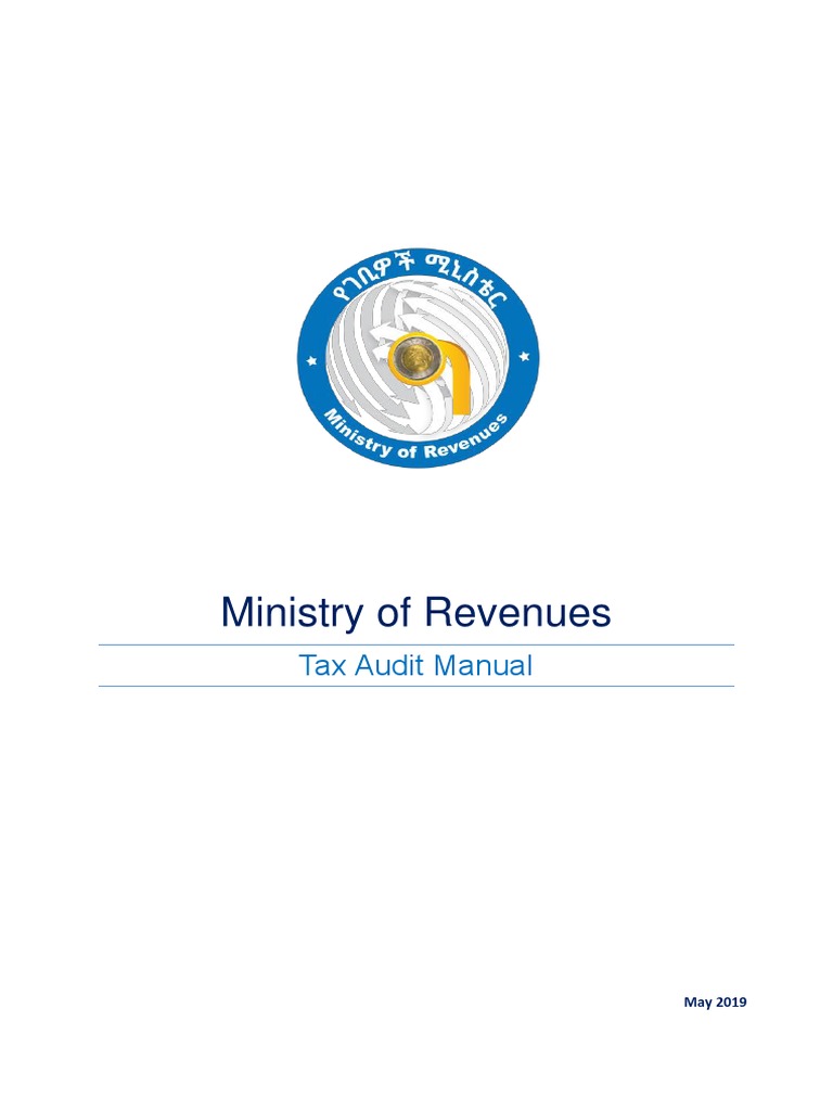 Ministry of Revenue Tax Audit Manual Part I | PDF | Audit | Taxes
