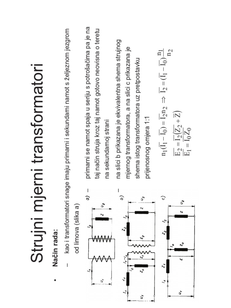 Strujni Mjerni Transformatori | PDF