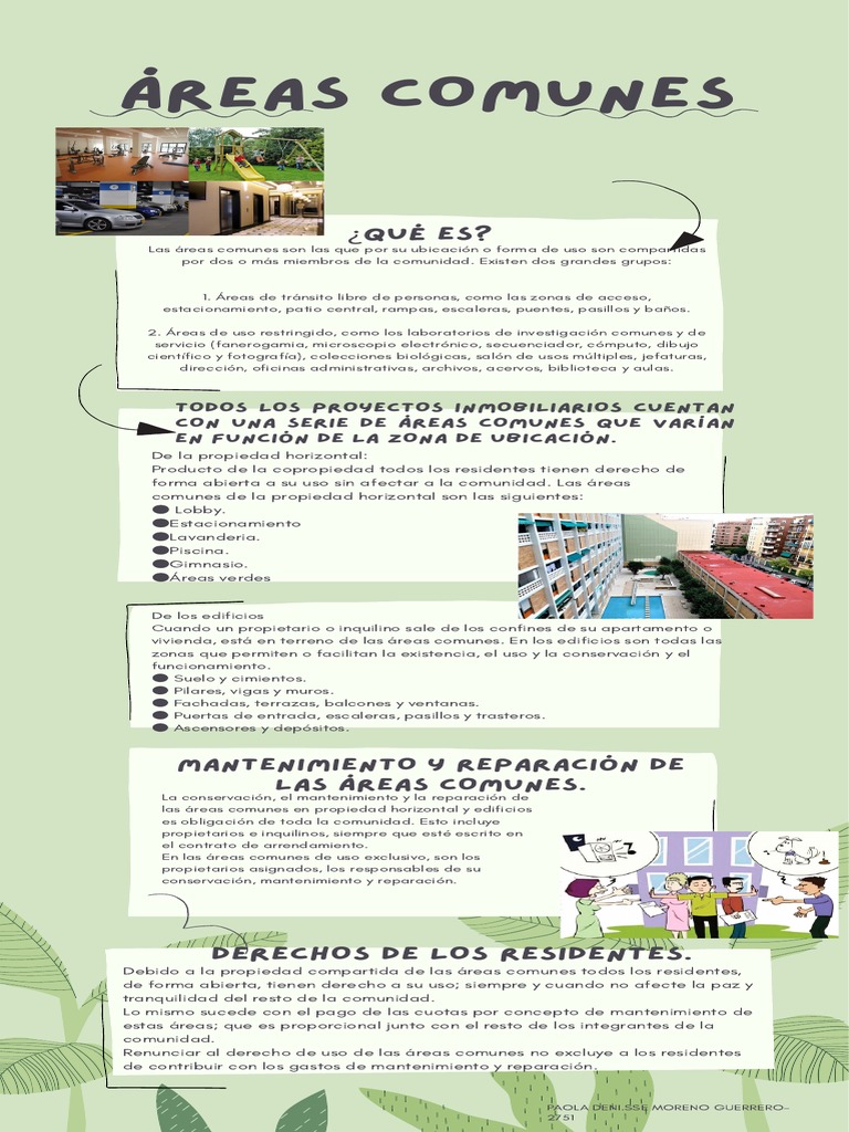 Áreas Comunes | PDF | Condominio