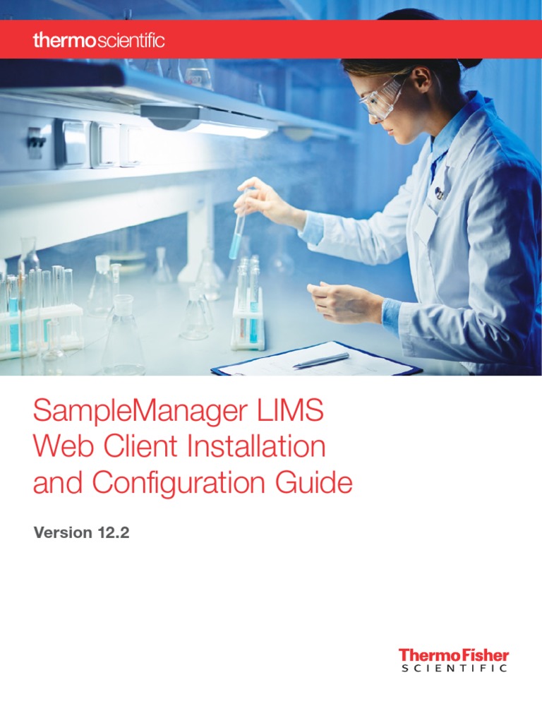 SampleManager Web Client Installation and Configuration Guide ...