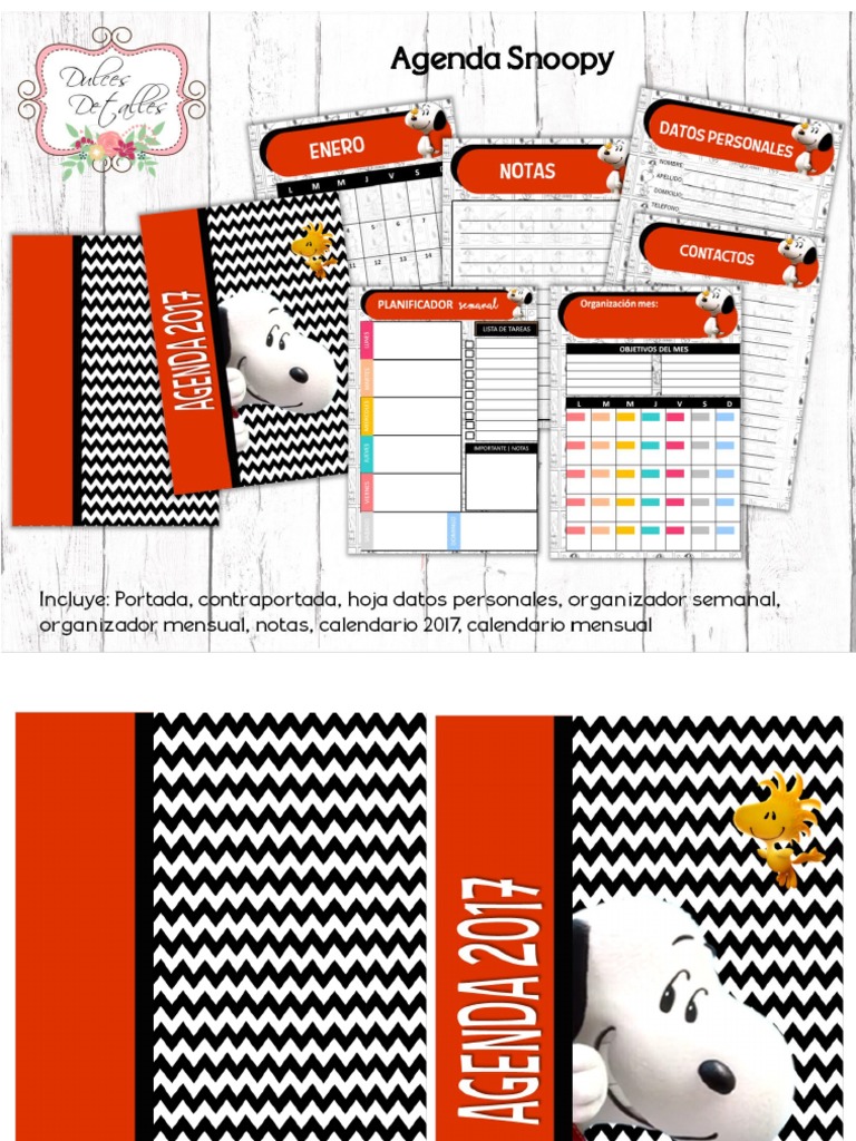 Agenda Snoopy | PDF